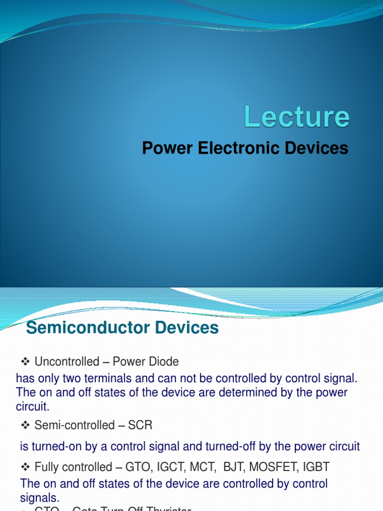 Slides Lec2 | Download Free PDF | Diode | Rectifier