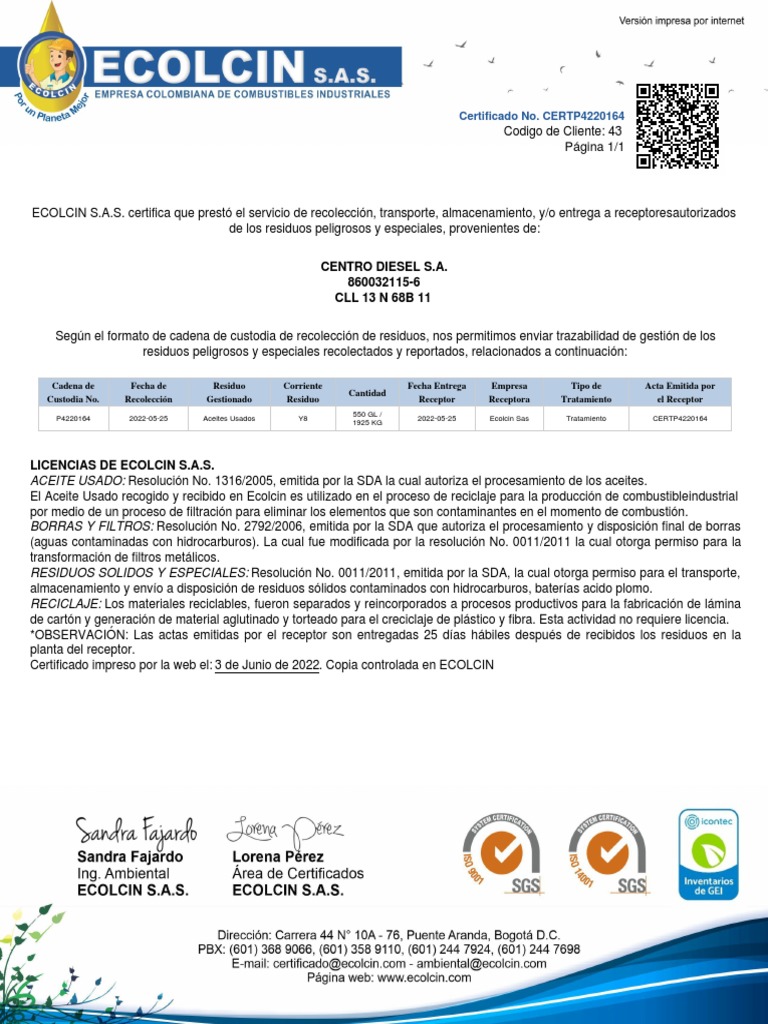 Certp4220164 25 05 22 | PDF | Residuos | Reciclaje