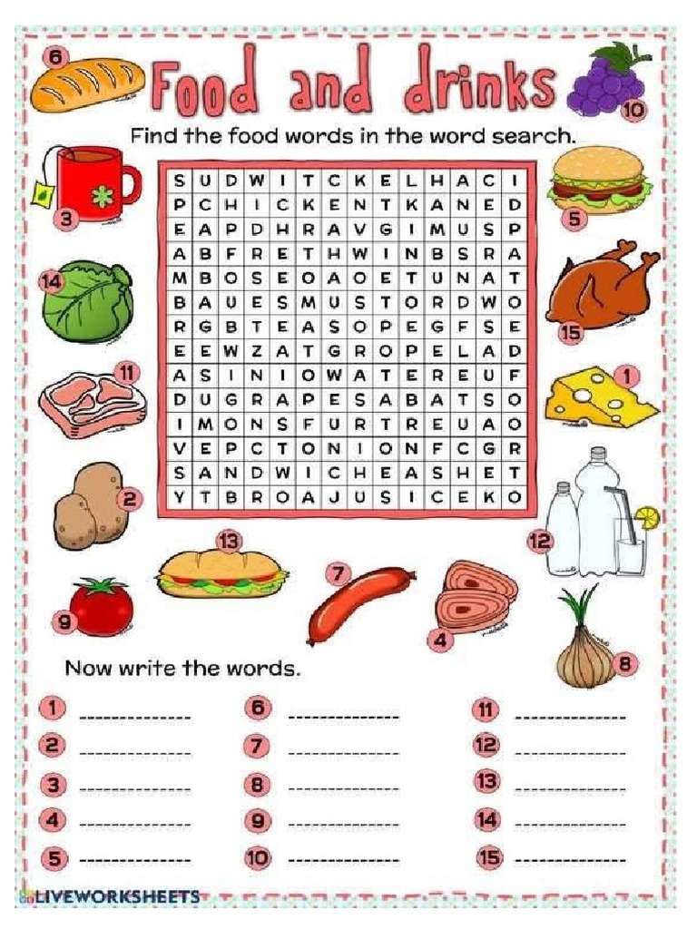 Sopa de Letras-Ingles | PDF