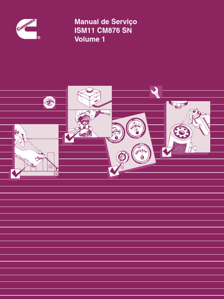 Manual de Serviço Motor Cummins ISM11 | PDF | Vestir-se | Motores