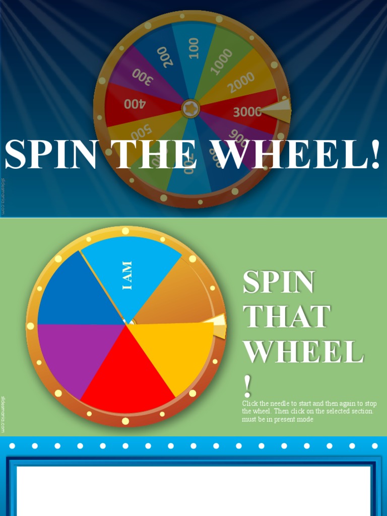 Spin the Wheel Game Instructions | PDF