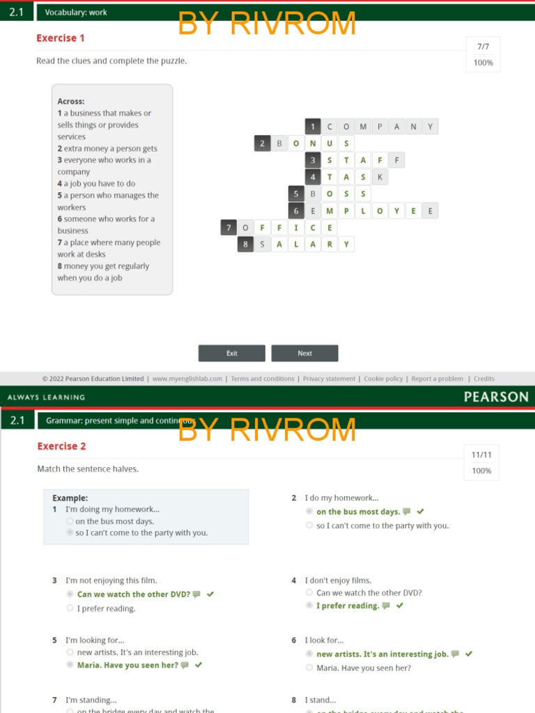 M.E.L Unit 2 - Pre-Intermediate Resuelto Al 100 % | PDF