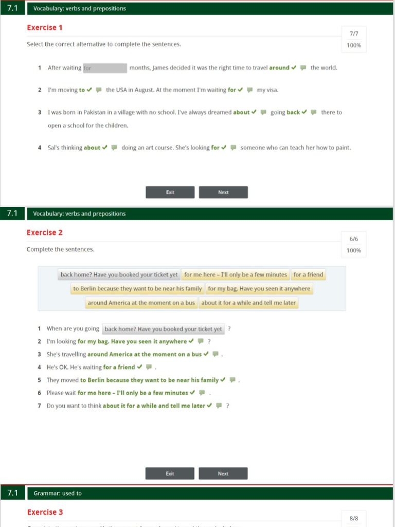 My English Lab Unit 7 | PDF