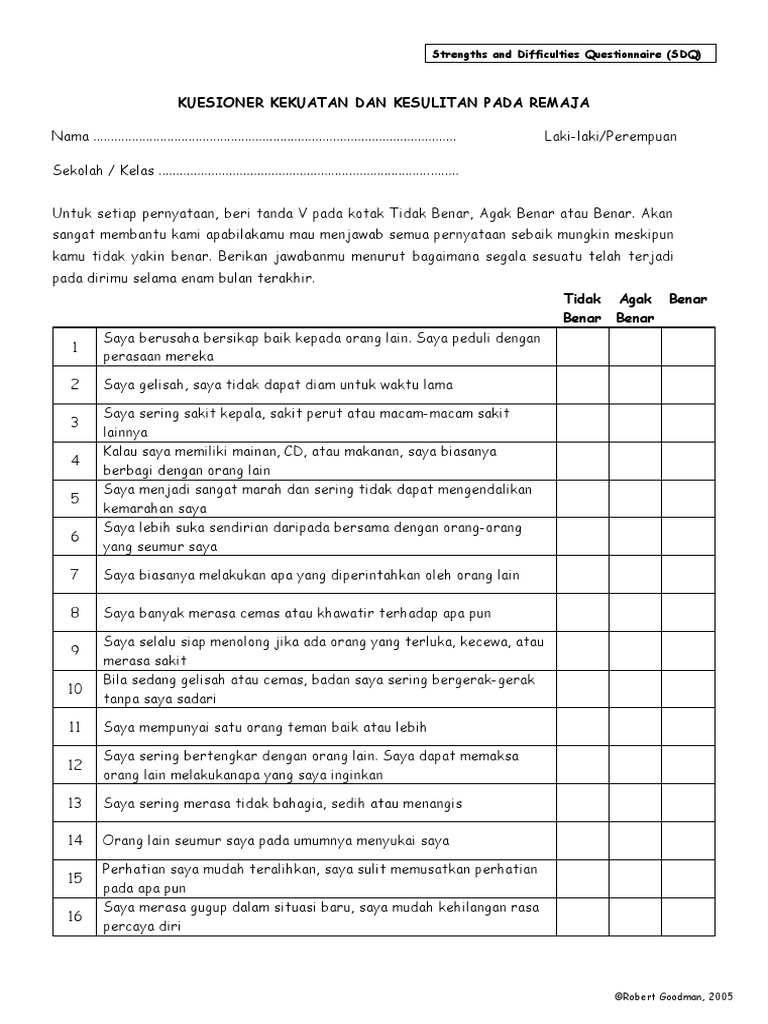 3 SDQ & INSTRUMEN LAIN Valid | PDF