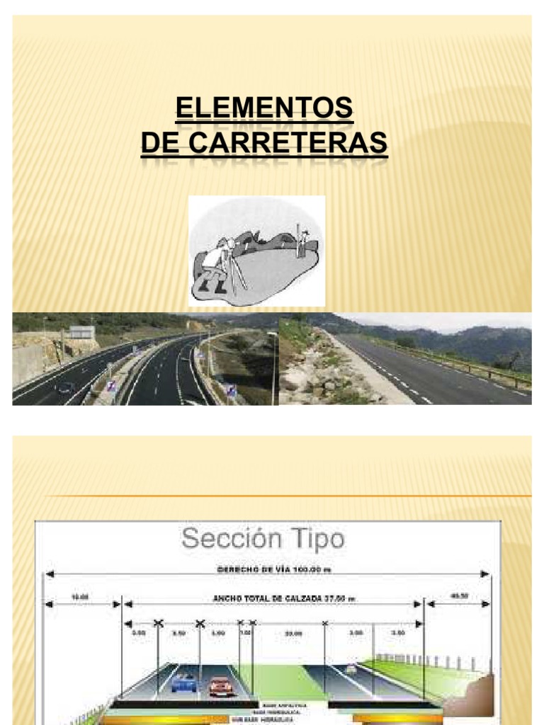 Elementos Geometricos de Carreteras | PDF