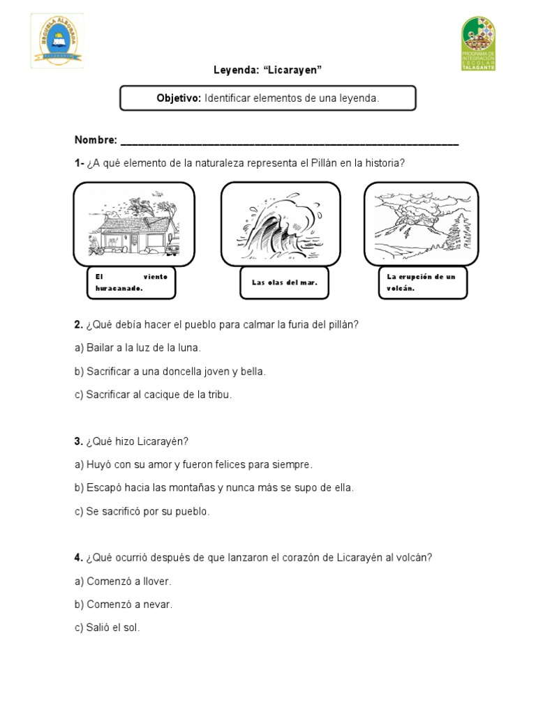 Leyenda de Licarayén para Niños | PDF | Ciencias sociales | Libros para ...