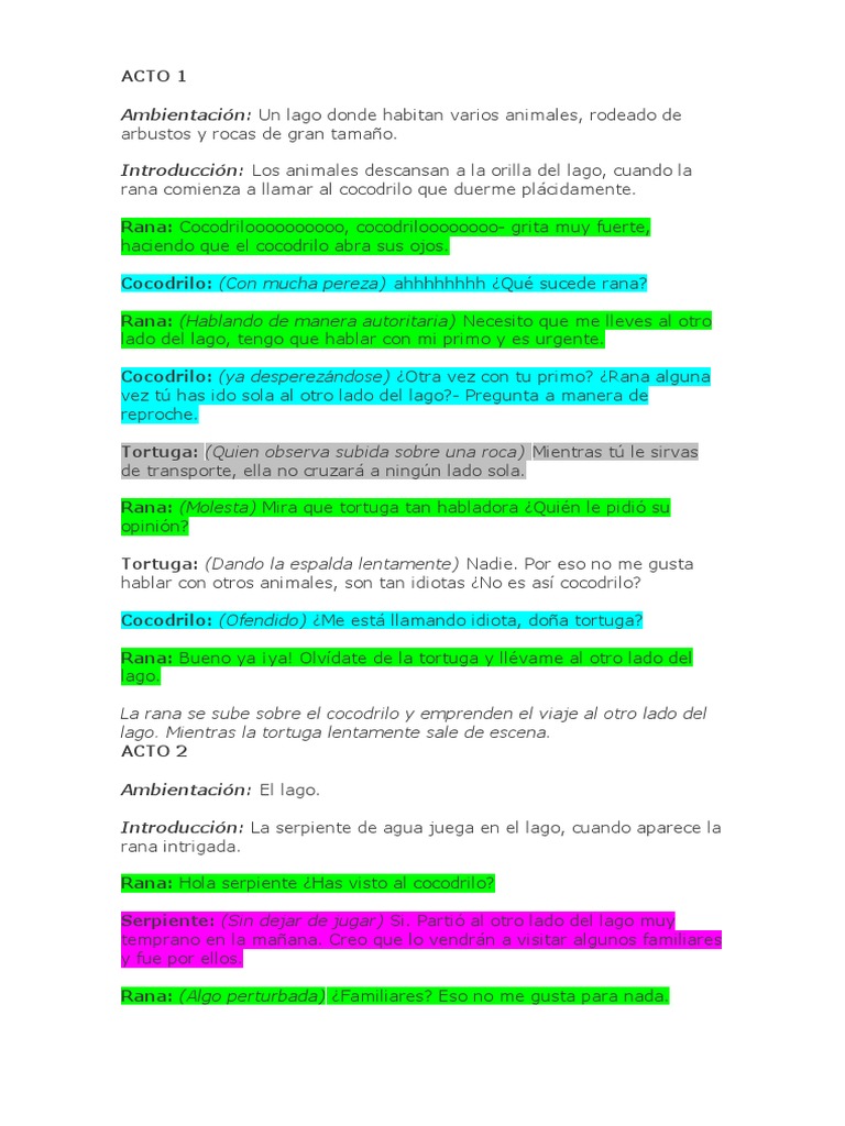 Acto 1 | PDF