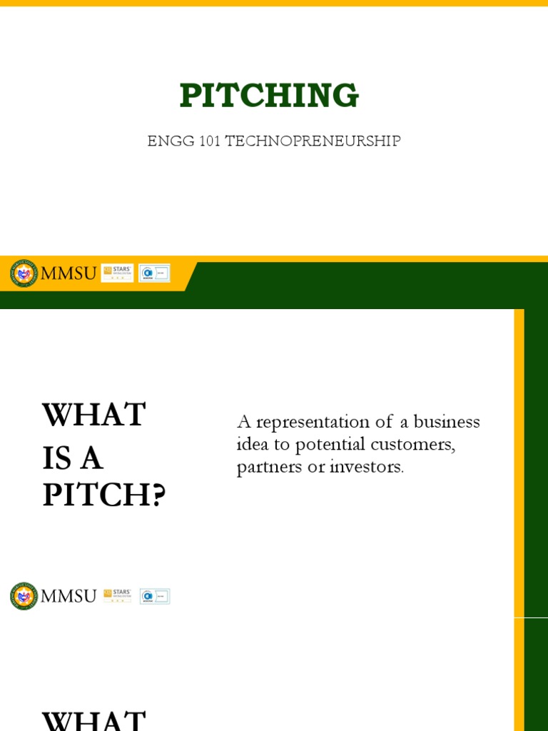 The Pitch | PDF | Market (Economics) | Sales