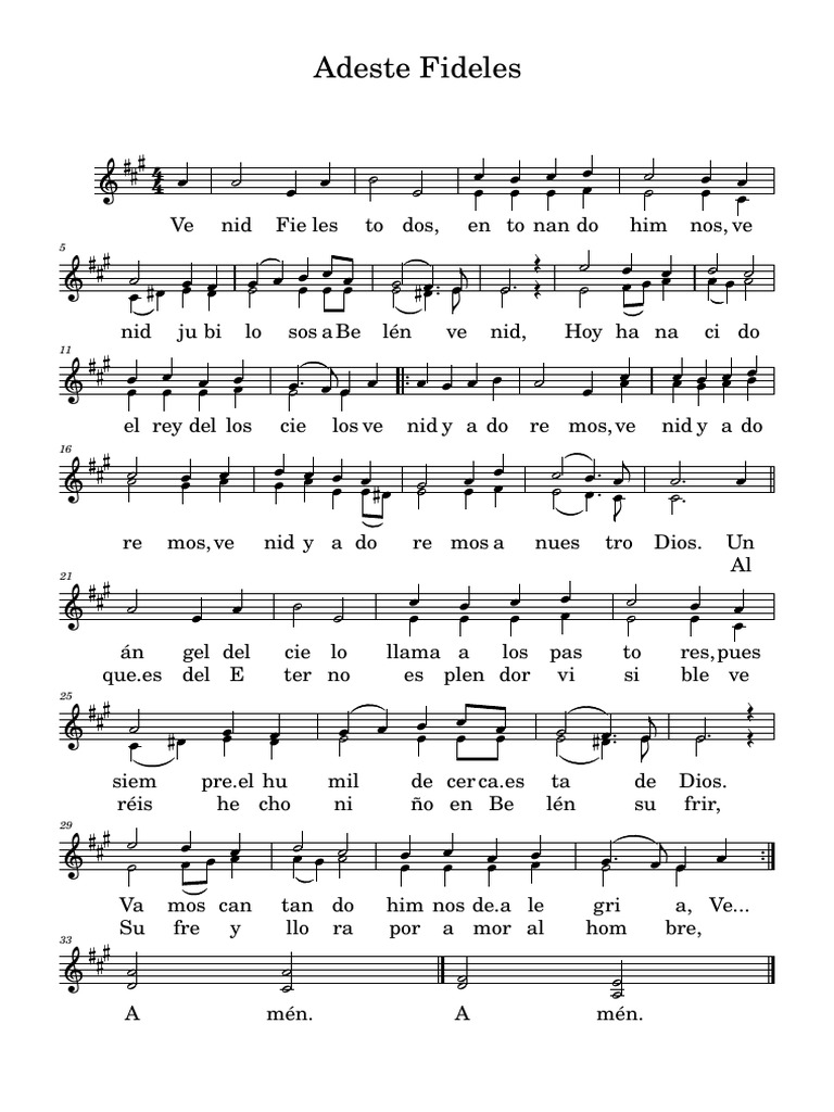 Adeste_Fideles | PDF