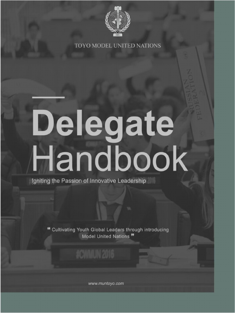 TOYO MUN Delegate-Handbook | PDF