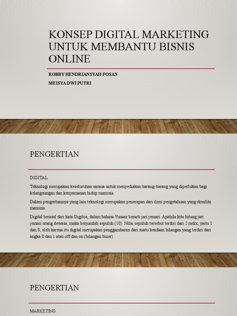 Konsep Digital Marketing | PDF | Bisnis