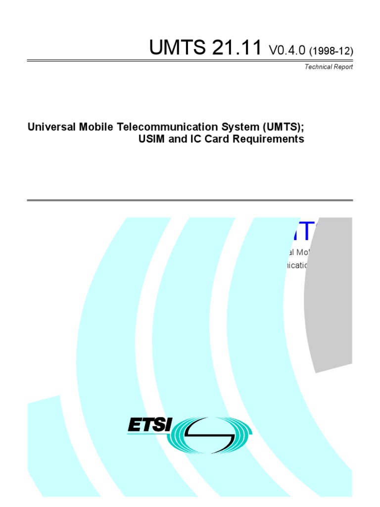 USIM Requirements 2 | PDF | Subscriber Identity Module | Gsm