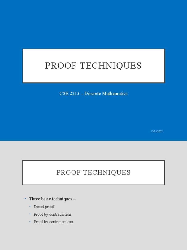 DM Proof 01 | PDF | Mathematical Proof | Theorem
