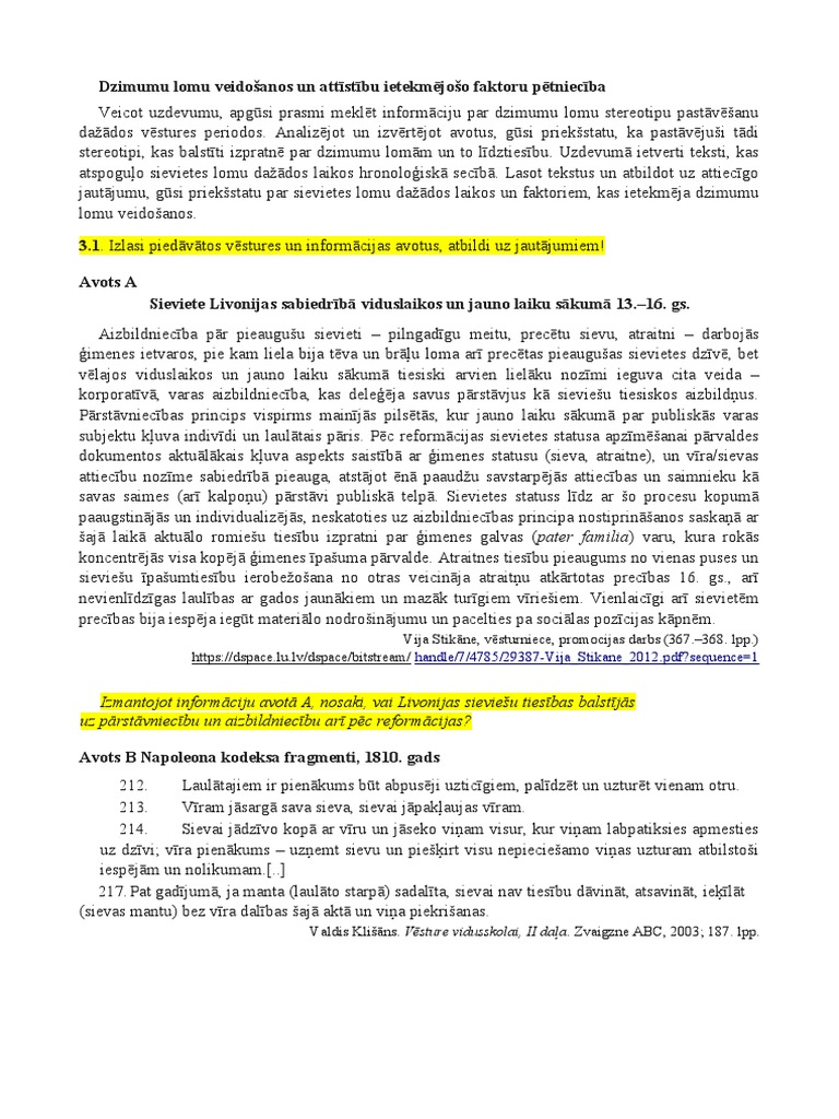 Ka Dazadi Faktori Ietekme Un Veido Individa Socialo Identitati - 3 - Uzd | PDF