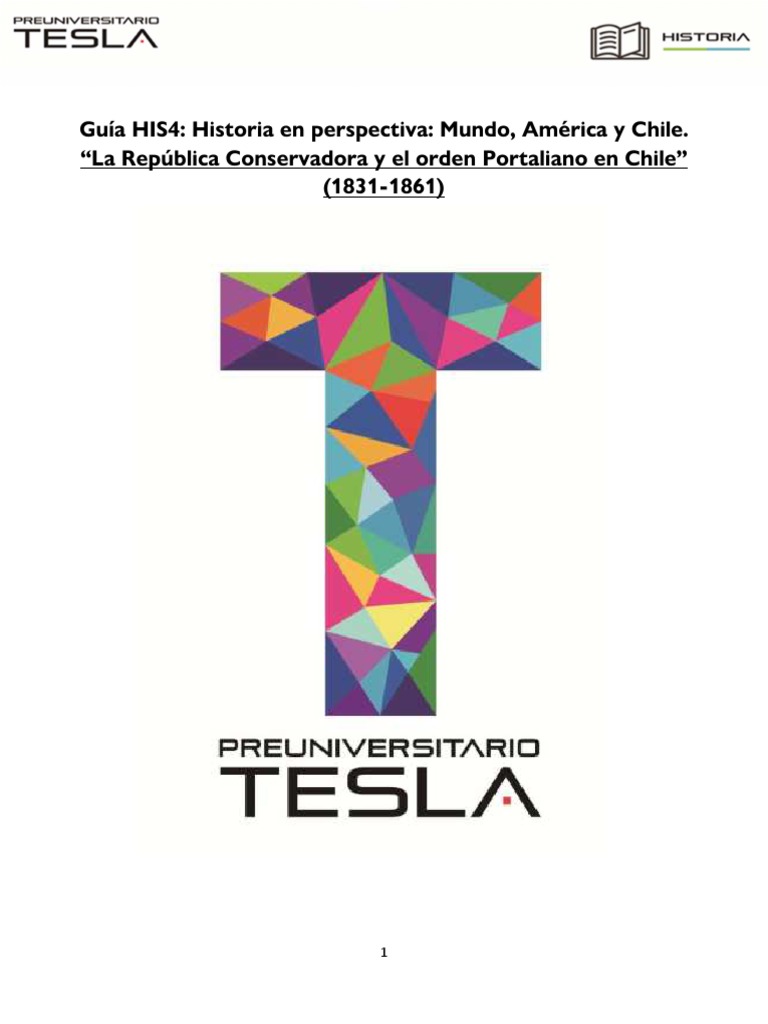 La República Conservadora y El Orden Portaliano en Chile (1831-1861 ...