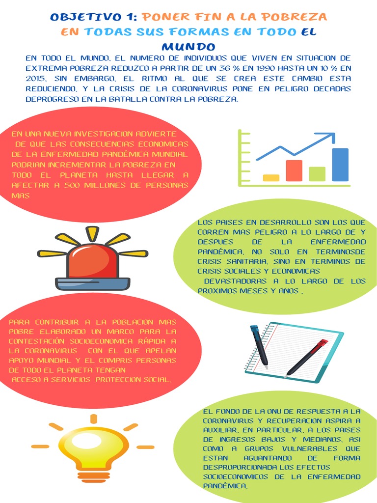 Objetivo 1 Poner Fin A La Pobreza en Todas Sus Formas en Todo El Mundo ...