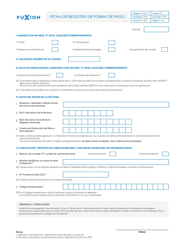 Ficha de Registro PDF | PDF | Bancos | Cheque