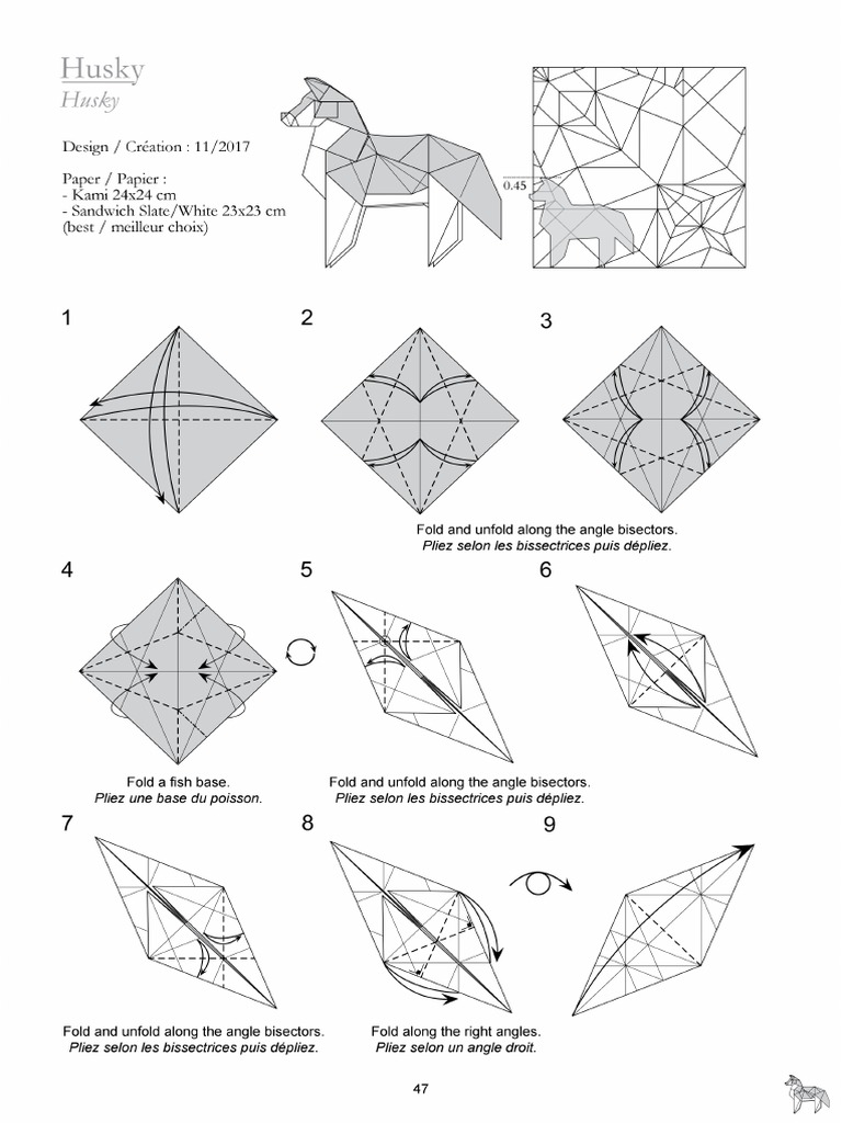 Origami Husky by Chen Xiao | PDF