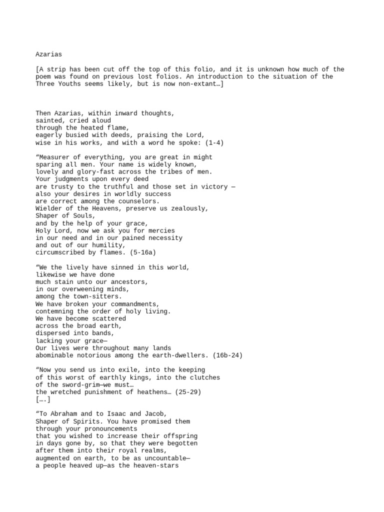 Azarius | PDF | Glory (Religion) | Angel