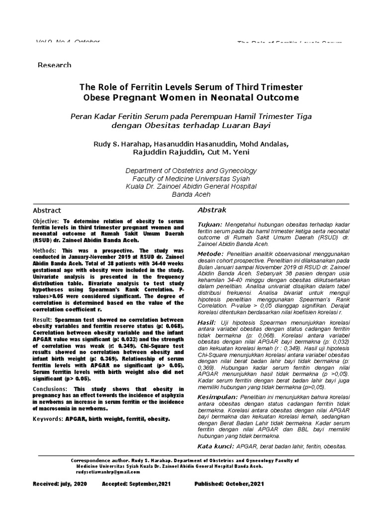 Jurnal Obgyn 2 | PDF | Pregnancy | Maternal Health