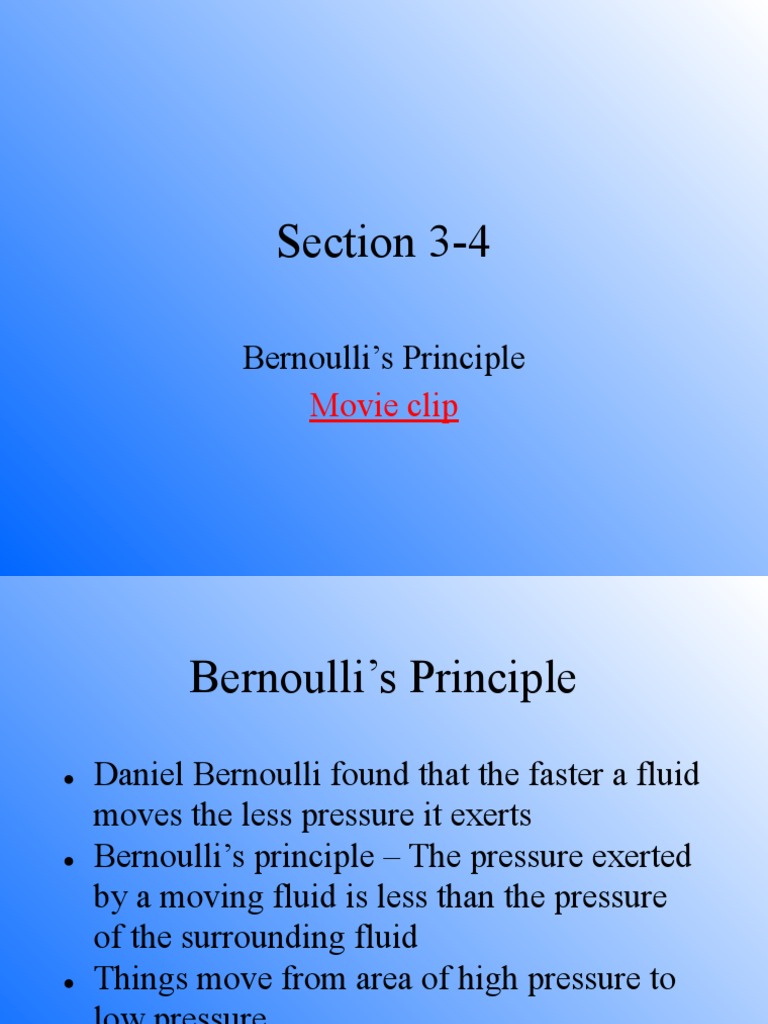Bernoulli Powerpoint | PDF