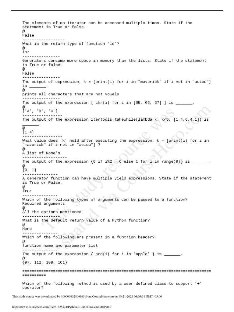 Python 3 Functions and OOPs.txt | PDF | Information Technology Management | Information Age