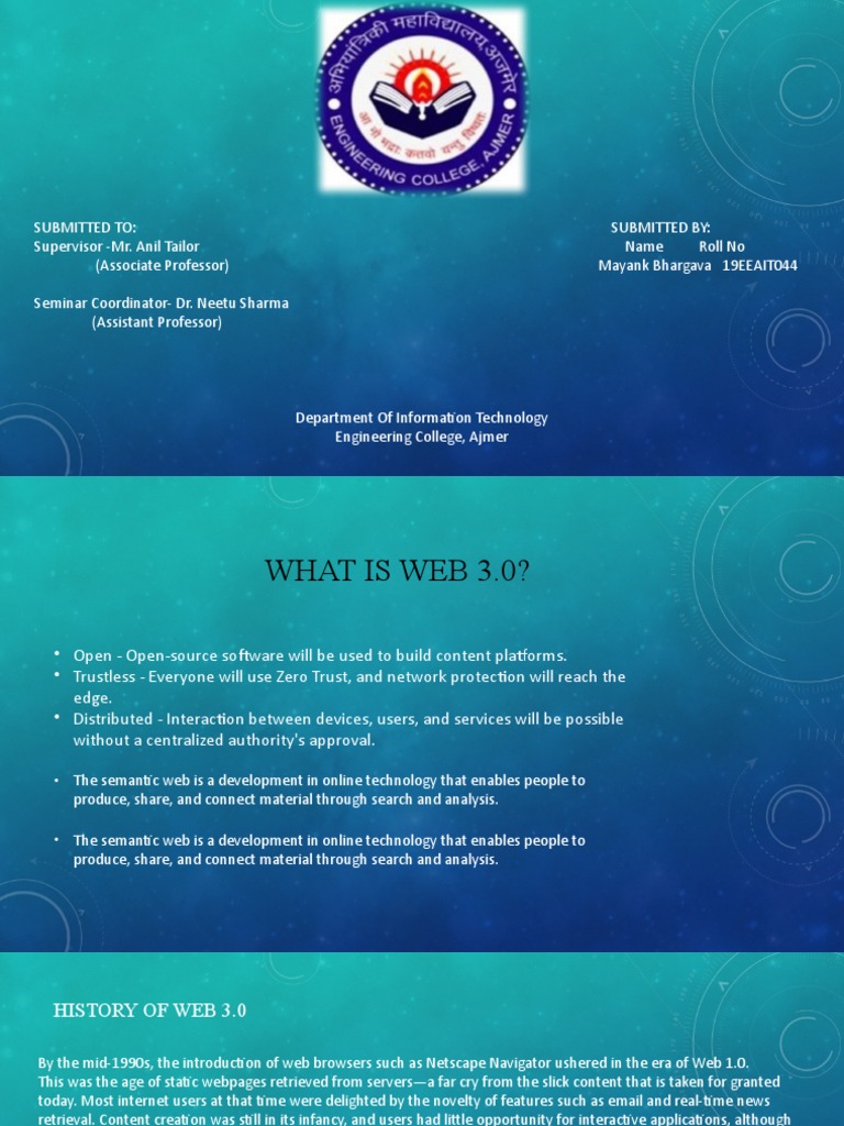 Web 3 0 Pdf World Wide Web Internet Web