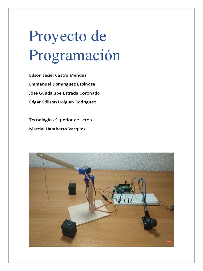 Proyecto de Grua Con Arduino | PDF | Arduino | Programación de computadoras Proyecto de Grua Con Arduino | PDF | Arduino | Programación de computadoras