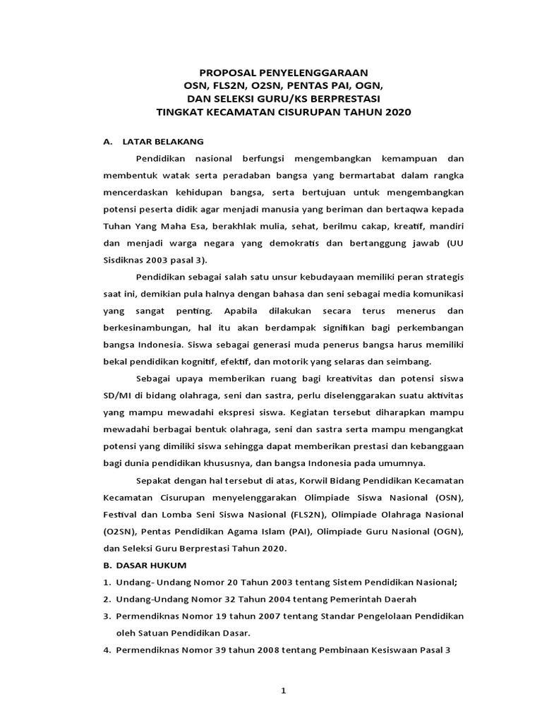 Proposal O2sn, DLL 2020 | PDF | Memasak, Makanan, & Anggur