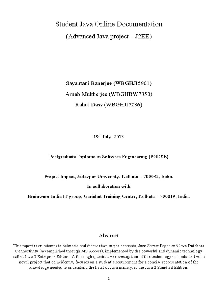 Student Java Online Documentation Advanc | PDF | World Wide Web ...