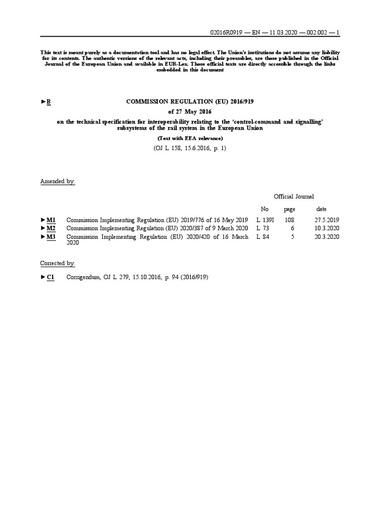 CCS Tsi | PDF | Reliability Engineering | Safety