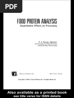 Fennema's Food Chemistry, 5th Edition | PDF | Copyright
