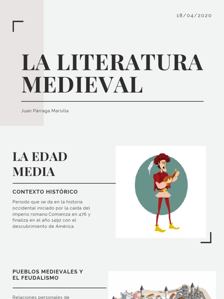 La Literatura Medieval | PDF