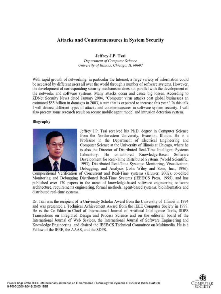 Attacks and Countermeasures in System Security | PDF | Computer Science ...
