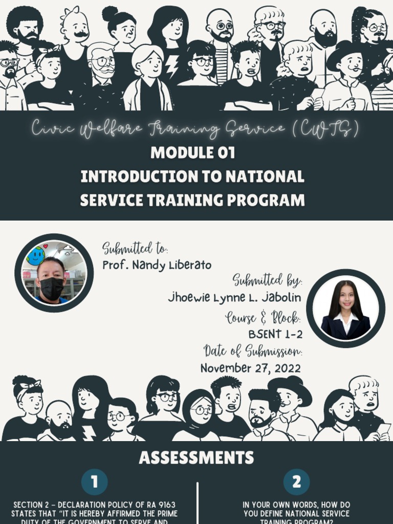 Civic Welfare Training Service (CWTS) | PDF | Citizenship | Cognition