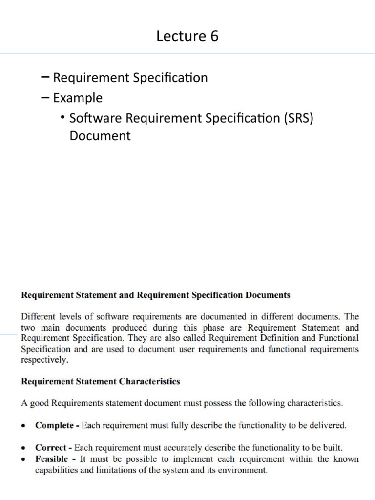 Requirement Specification-and-SRS Document | PDF | Specification ...