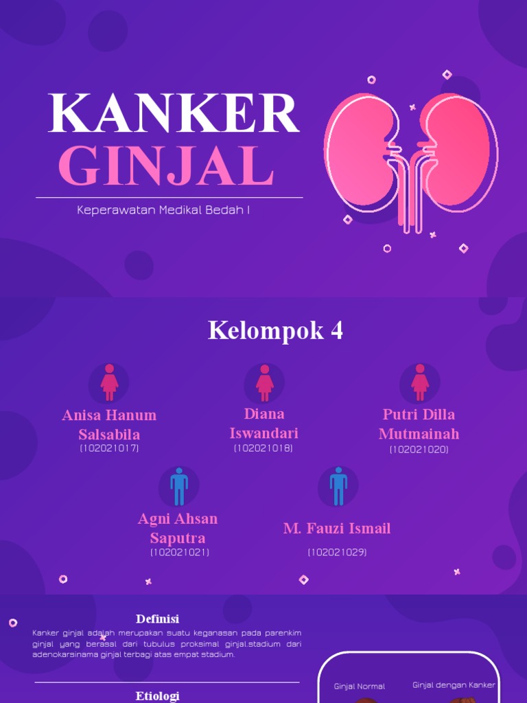 KMB 1 - Kelompok 4 (Kanker Ginjal) | PDF