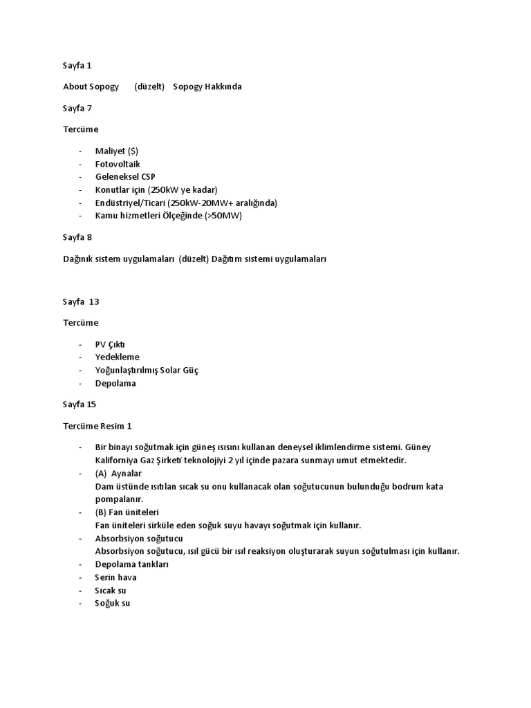 Standart Presentasyon Notlar | PDF