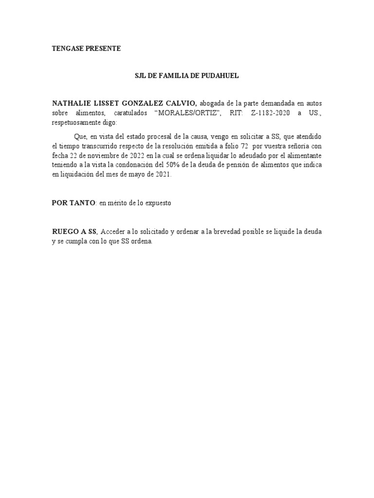 Tengase Presente | PDF