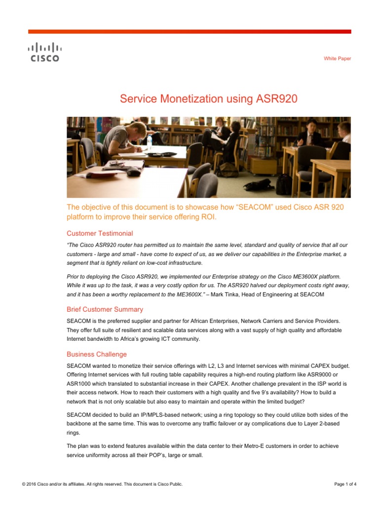 Asr920 Full Internet Routing Capability | PDF