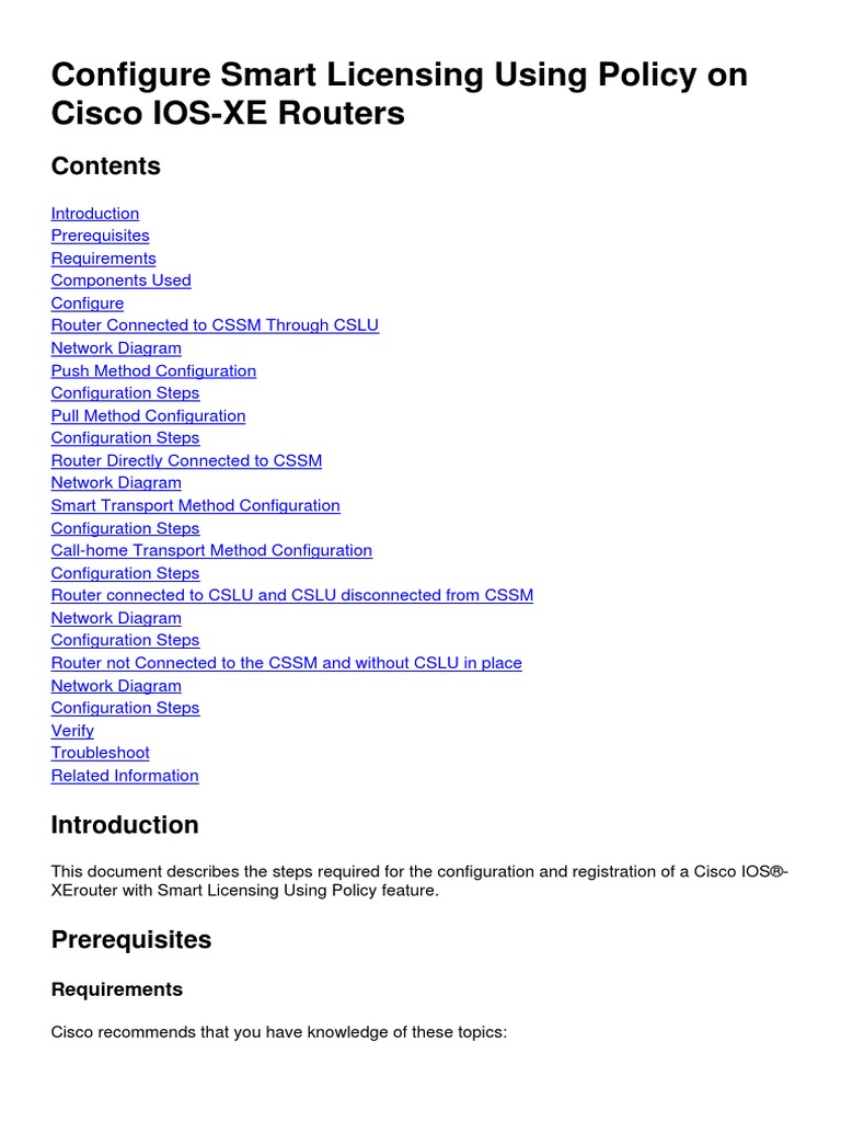 Configure Smart Licensing Using Policy o | PDF | Representational State Transfer | Hypertext ...