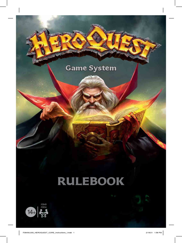 Heroquest Rules - Rotated | Download Free PDF | Fantasy