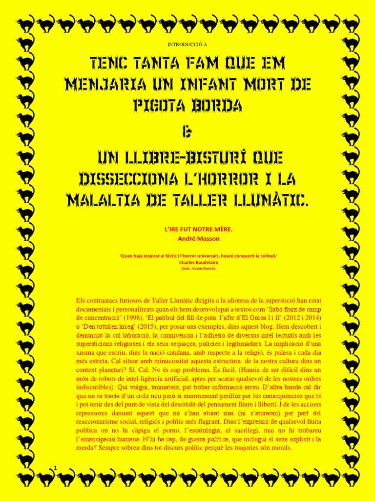 Un Llibre Bisturi (Etiqueta) | PDF