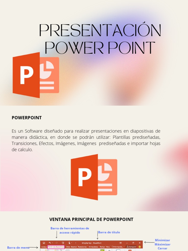 Tema 4 Presentaciones - Powerpoint | PDF | Microsoft PowerPoint ...