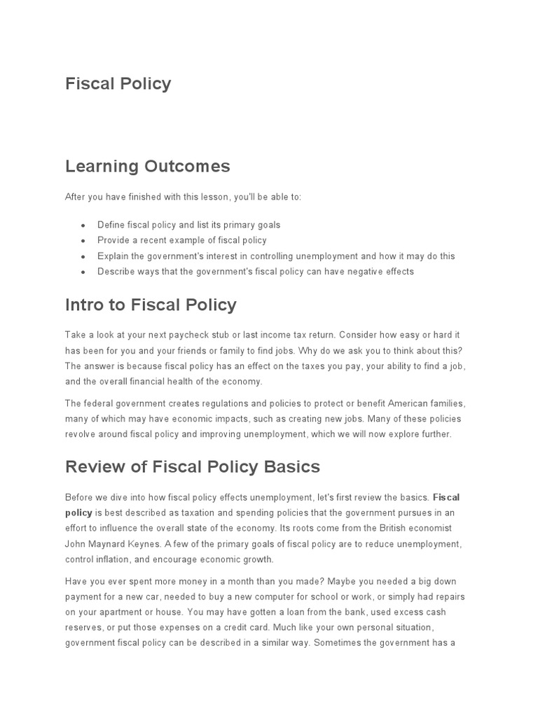 lesson-summary-fiscal-policy-pdf-fiscal-policy-taxes