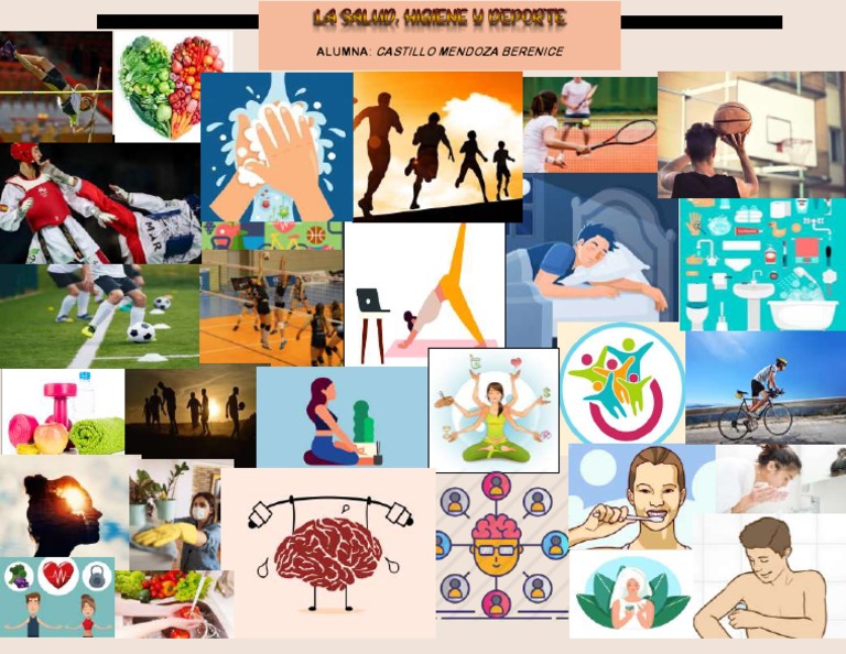 Collage Sobre La Salud, Higiene y Deporte | PDF