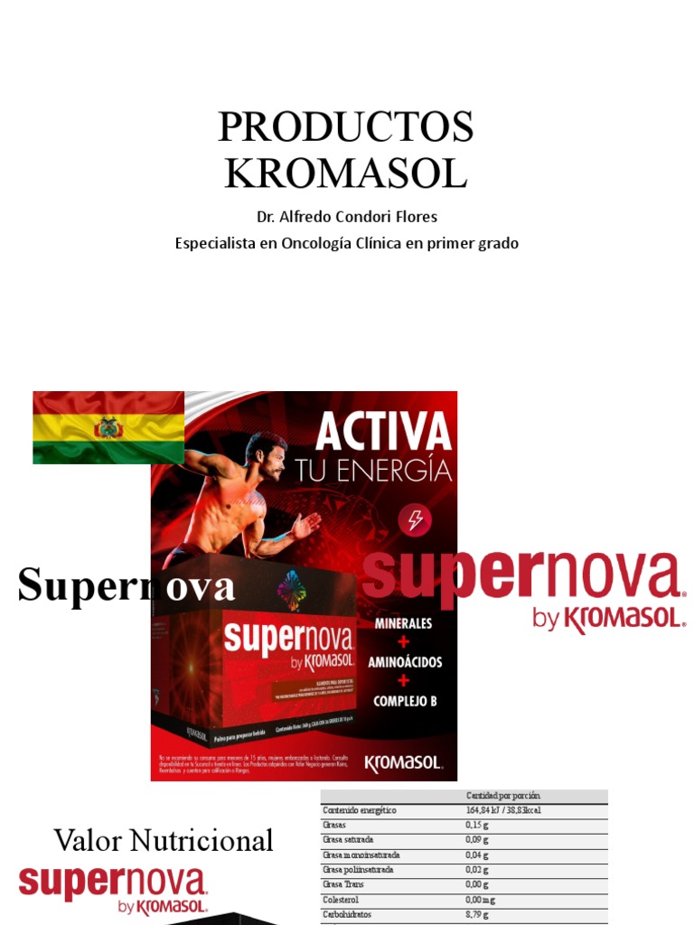 Productos Kromasol Supernova | PDF | Vitamina | Fenilalanina