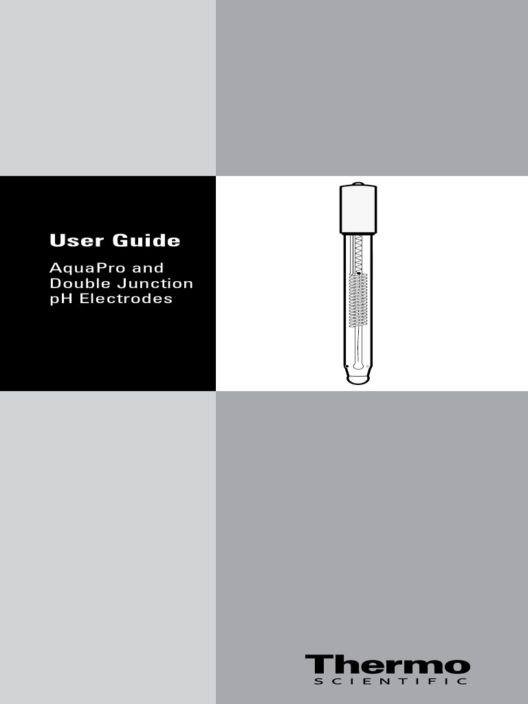 manual electrodo | PDF | Ph | Buffer Solution