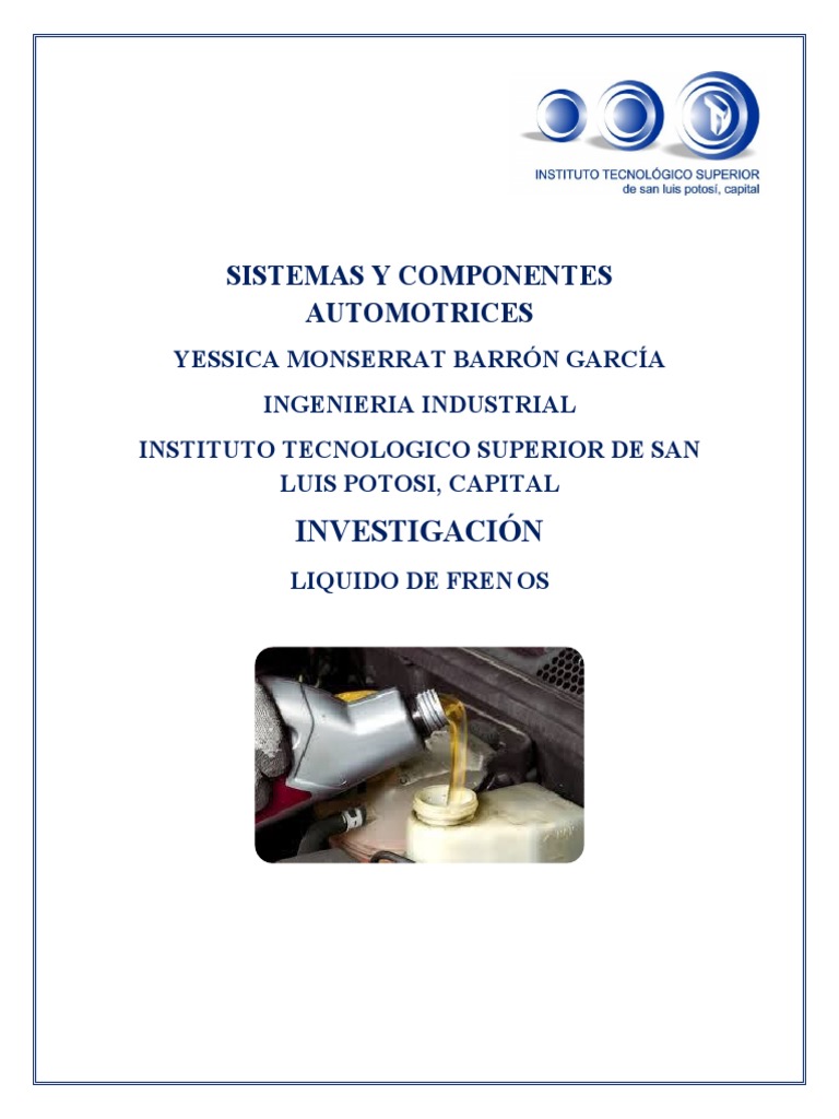 Sistemas y Componentes Automotrices | PDF | Líquidos | Química