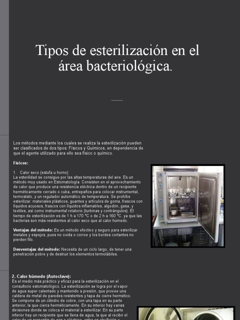 Metodos de Estirilizacion Bacteriologia Alin Paola Cruz Hernández 3I ...